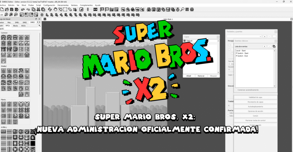 Super Mario Bros. X2: ¡Nueva administración oficialmente confirmada! | SMBX Equipo Estelar